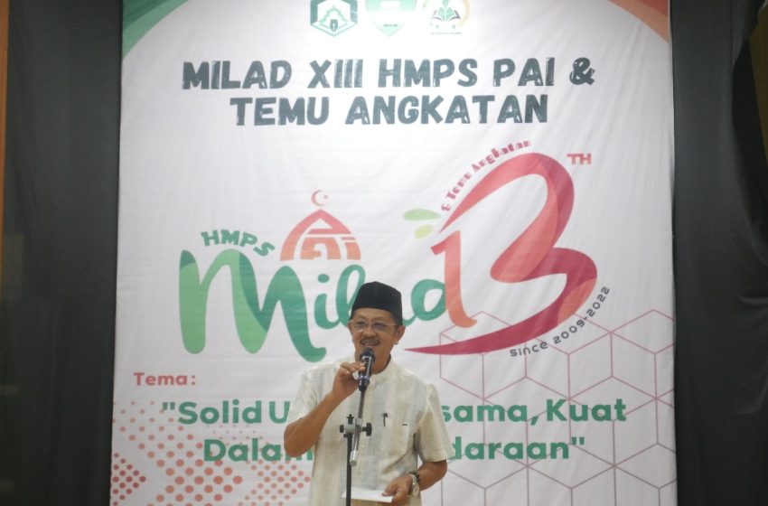 Asisten 2, Ilham Hamid Hadiri Milad HMPS PAI Ke-XIII IAIN Palopo - SPIRITKITA
