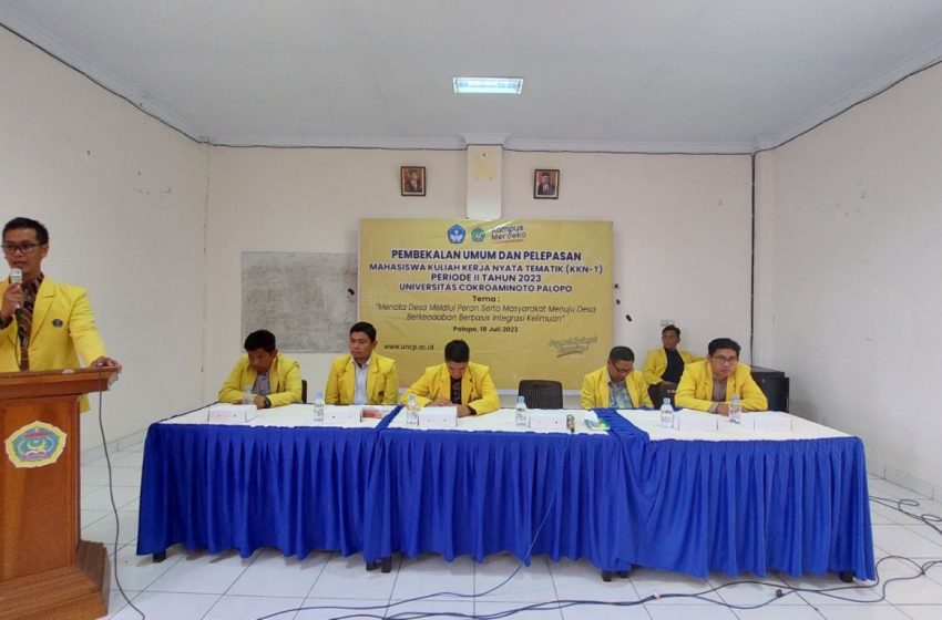 UNCP Menyelenggarakan Kegiatan Pembekalan dan Pelepasan Mahasiswa Kuliah Kerja Nyata (KKN ...